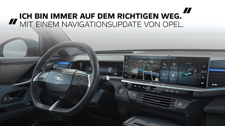 Opel Navigationskarten-Update | Immer aktuell unterwegs